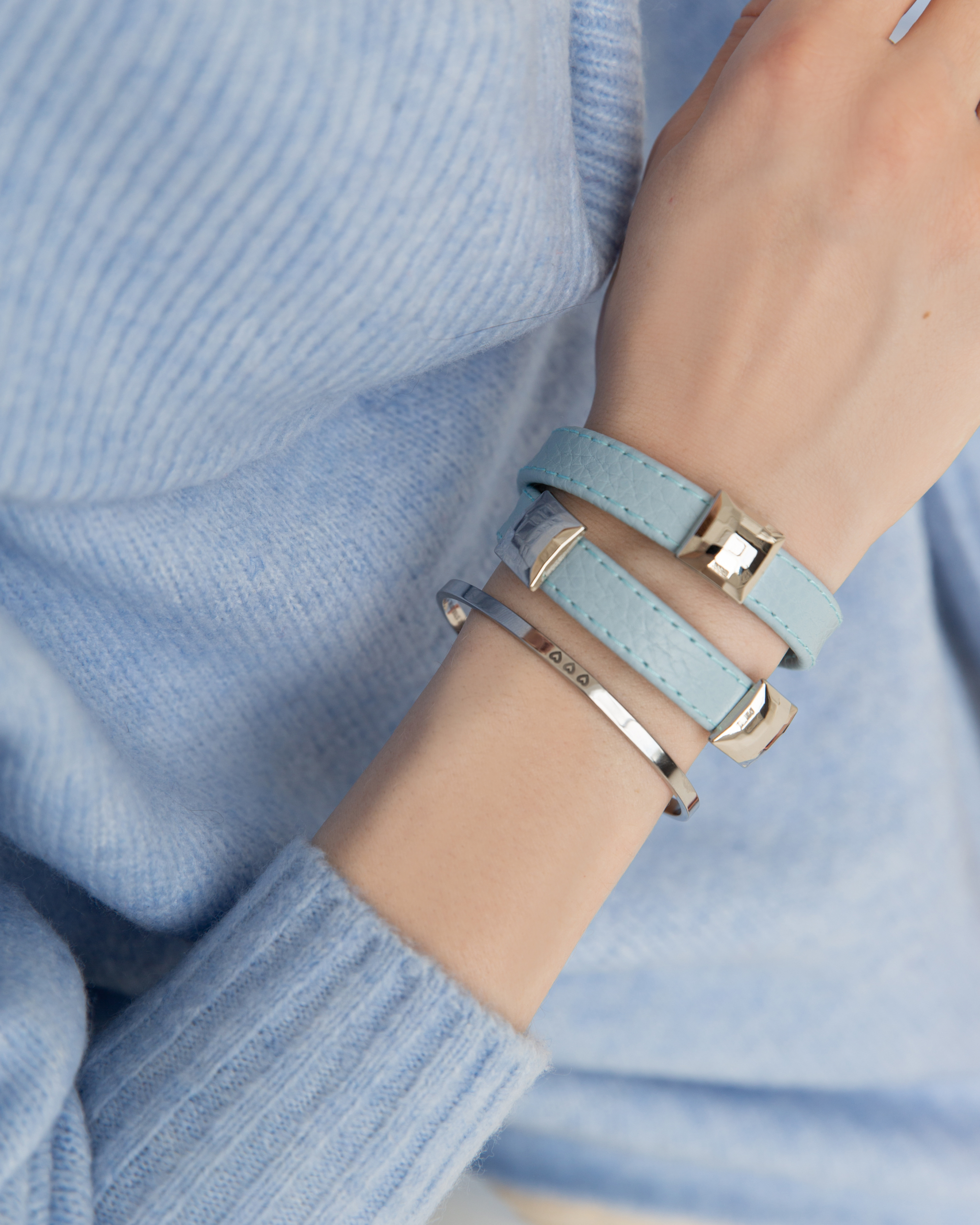 Двойной браслет с вставками «пиксель» — Ezhen Store